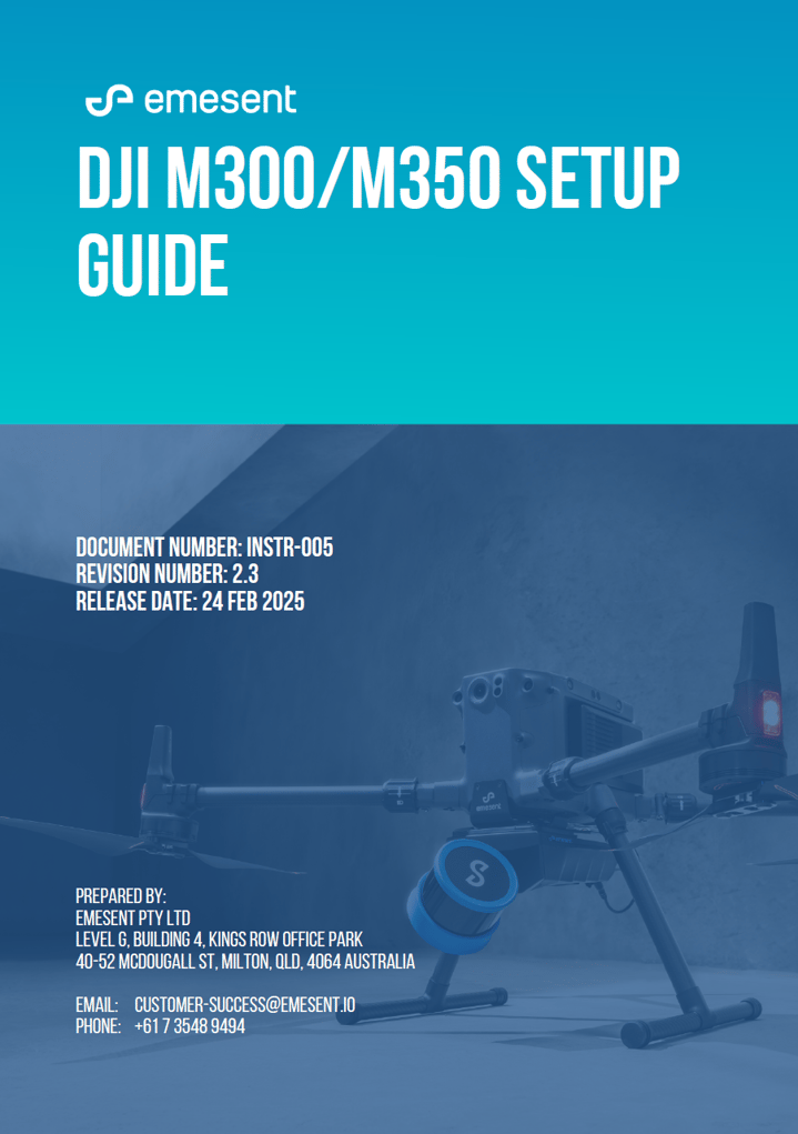 DJI M300/M350 setup guide